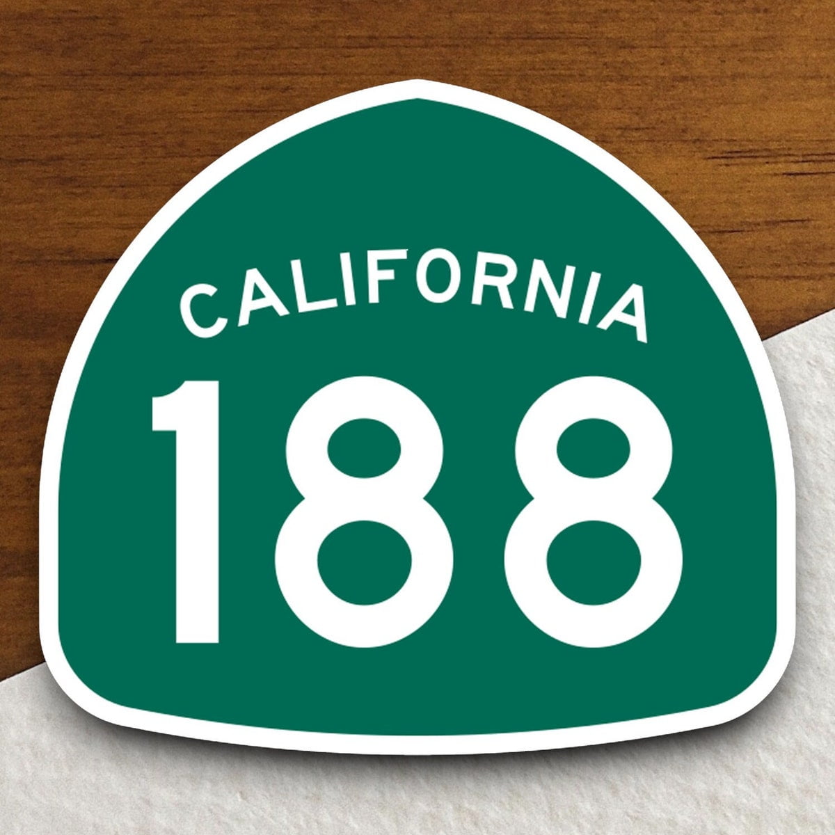 Stickly California State Route 188 Road Sign Sticker, Road Trip Sticker ...