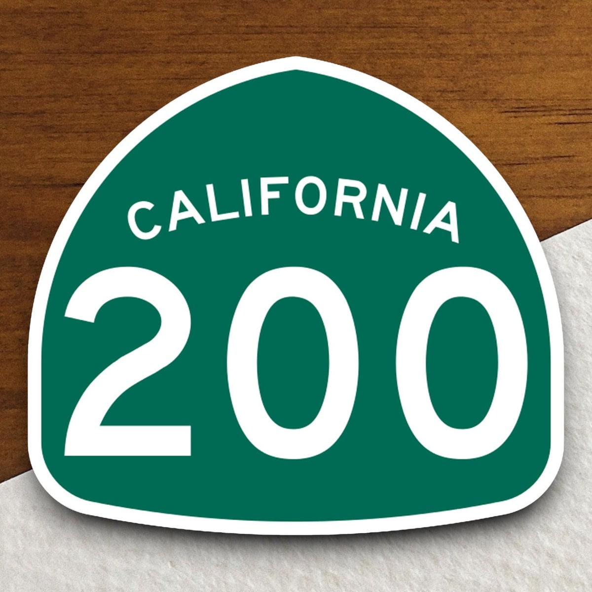 Stickly California State Route 200 Road Sign Sticker, Road Trip Sticker ...