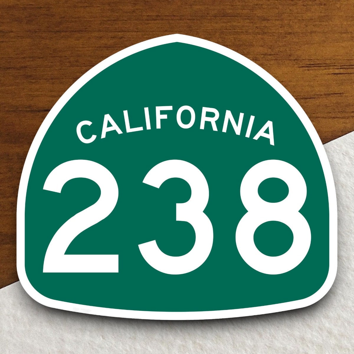 Stickly California State Route 238 Road Sign Sticker, Road Trip Sticker ...