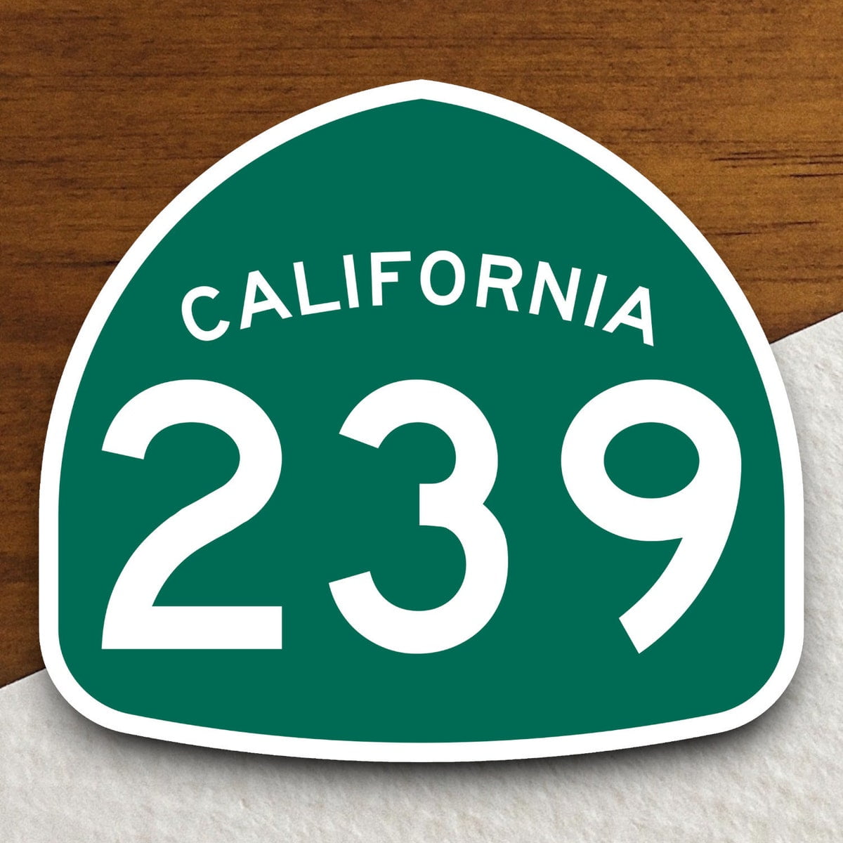 Stickly California State Route 239 Road Sign Sticker, Road Trip Sticker ...
