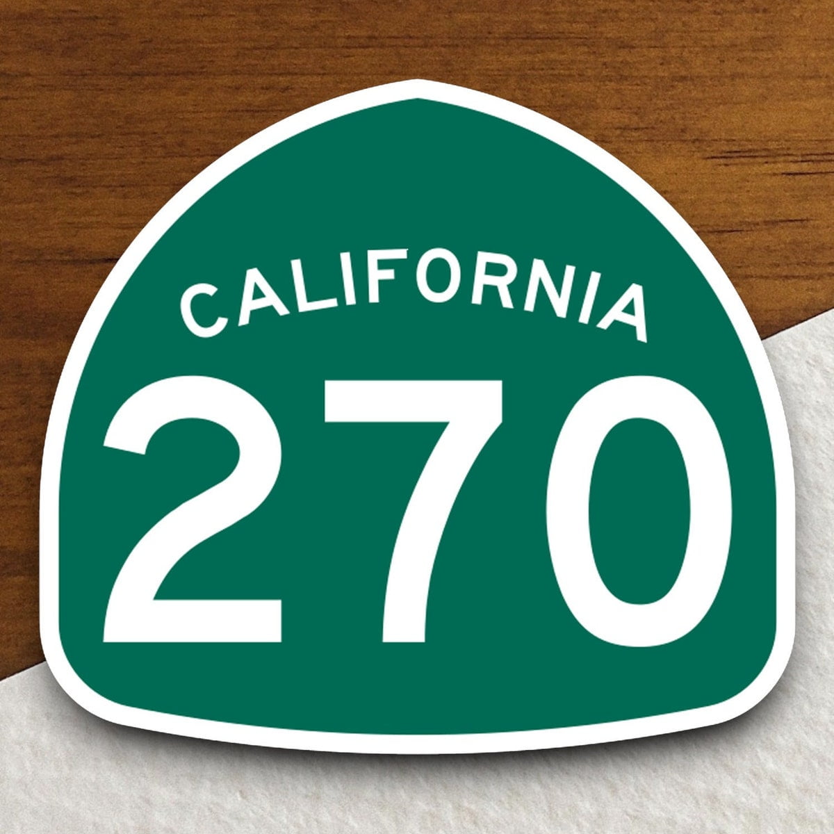 Stickly California State Route 270 Road Sign Sticker, Road Trip Sticker, Highway Sign, Room ...