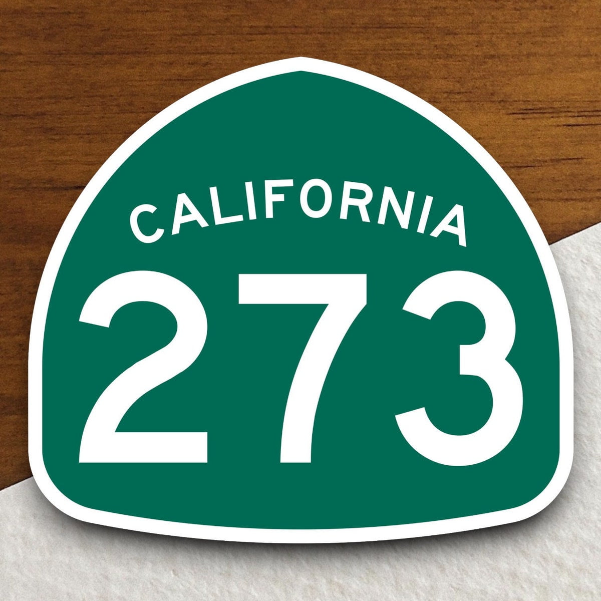 Stickly California State Route 273 Road Sign Sticker, Road Trip Sticker ...