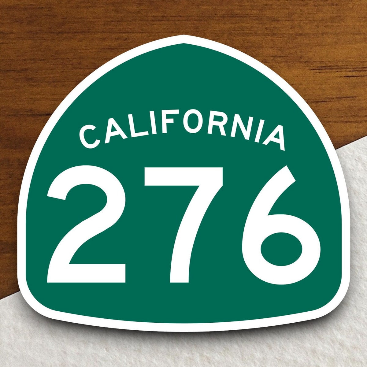 Stickly California State Route 276 Road Sign Sticker, Road Trip Sticker ...