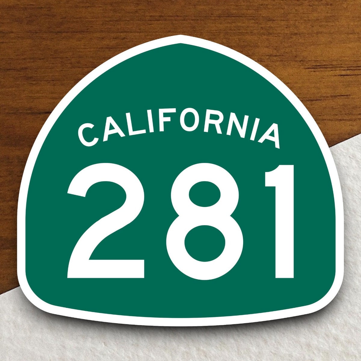 Stickly California State Route 281 Road Sign Sticker, Road Trip Sticker, Highway Sign, Room ...