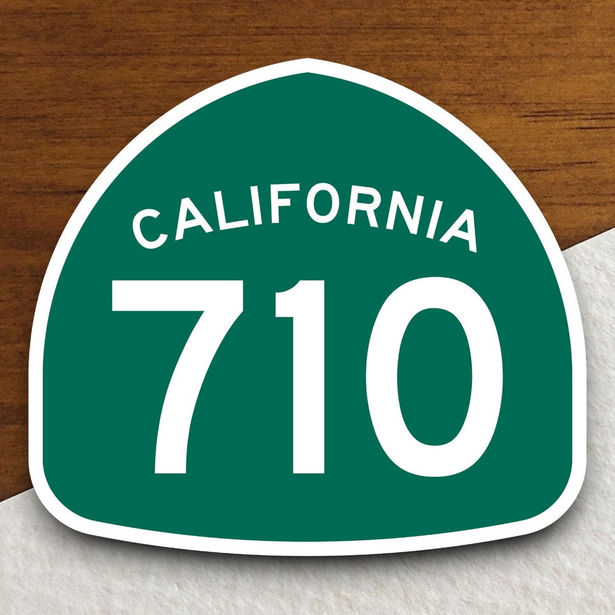 Stickly California State Route 710 Road Sign Sticker, Road Trip Sticker, Highway Sign, Room ...