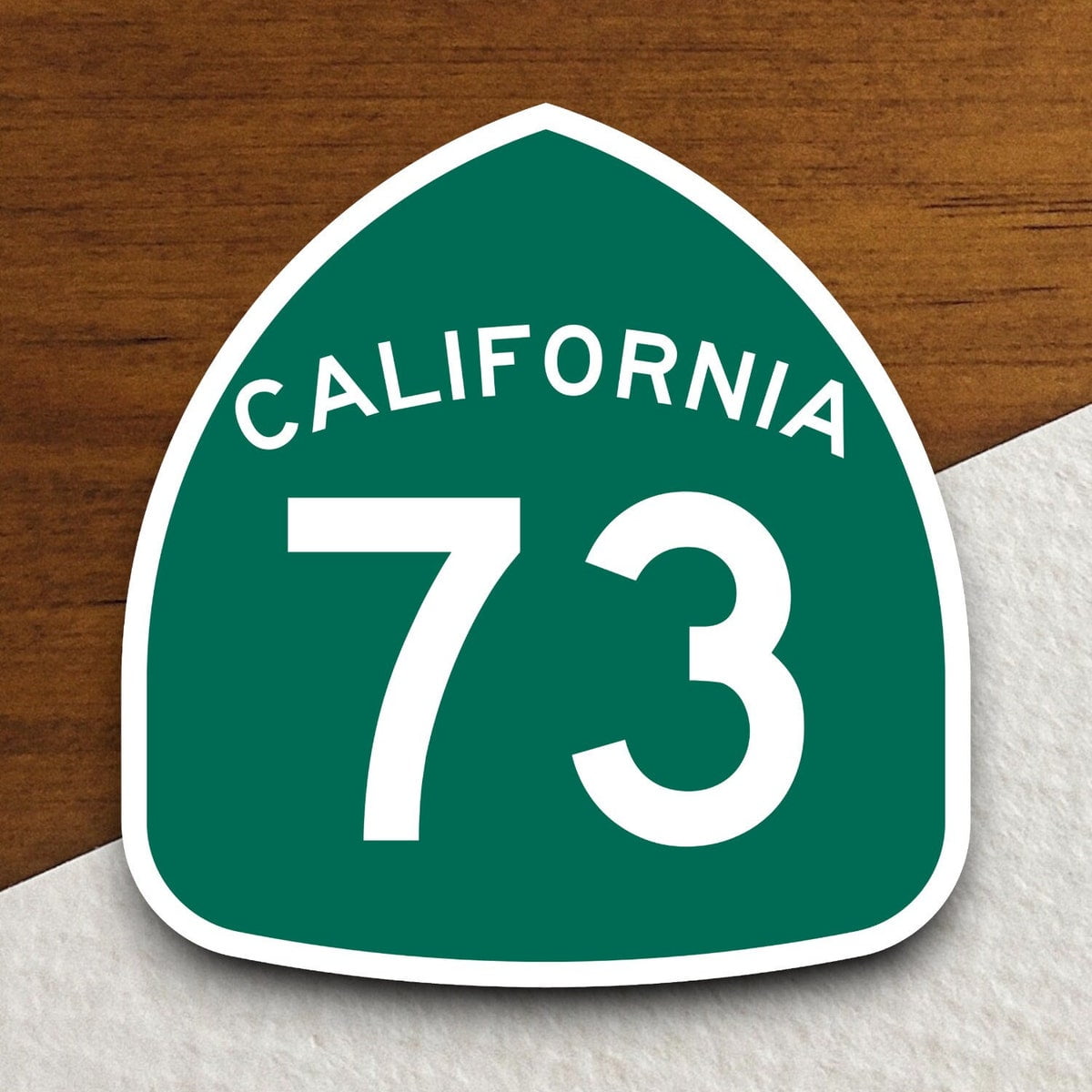 Stickly California State Route 73 Road Sign Sticker, Road Trip Sticker ...