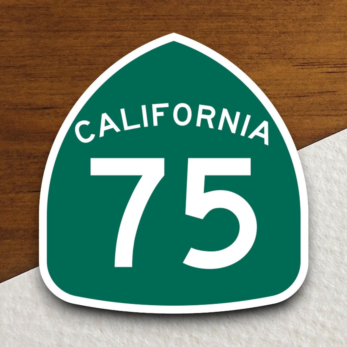 Stickly California State Route 75 Road Sign Sticker, Road Trip Sticker ...
