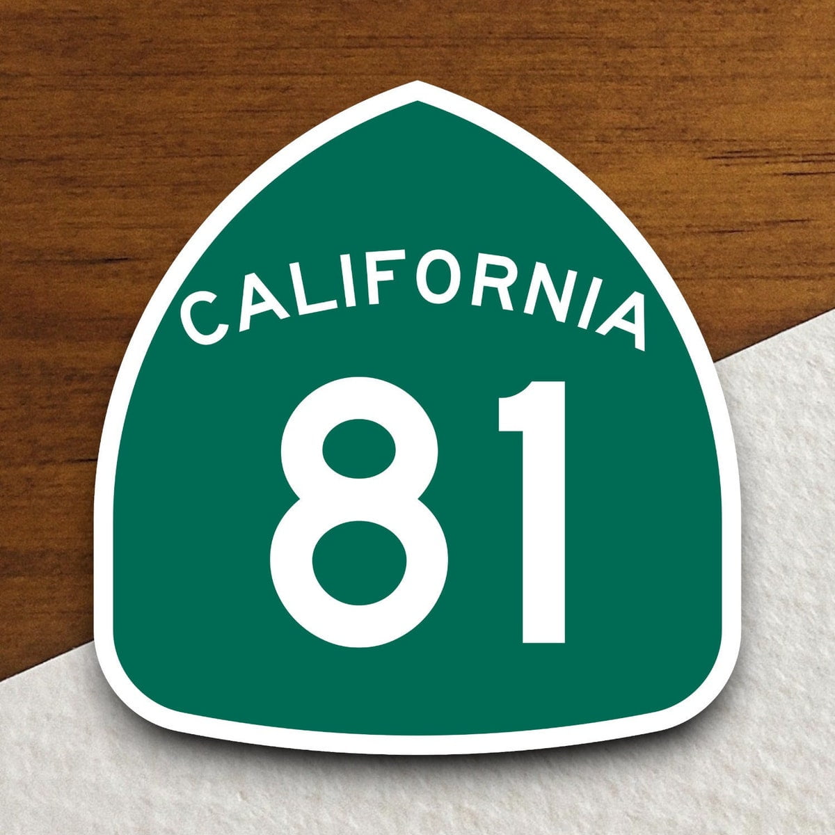 Stickly California State Route 81 Road Sign Sticker, Road Trip Sticker, Highway Sign, Room Decor ...