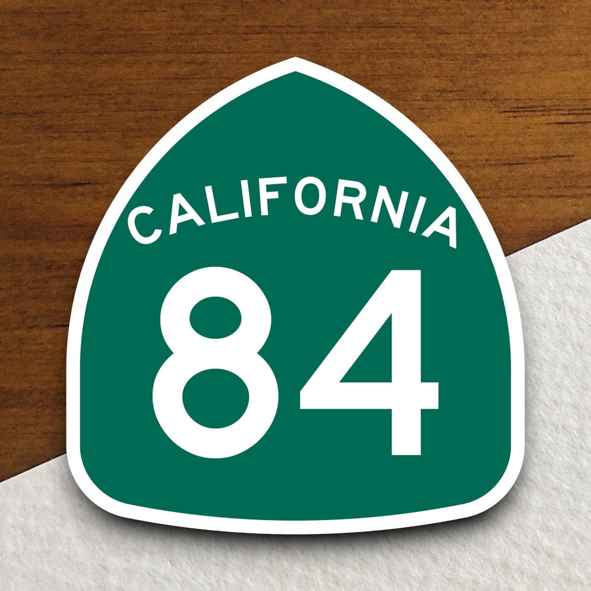 Stickly California State Route 84 Road Sign Sticker, Road Trip Sticker ...