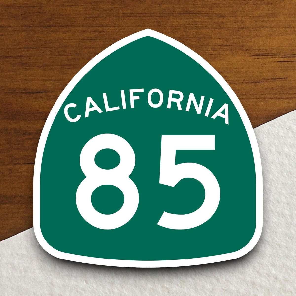Stickly California State Route 85 Road Sign Sticker, Road Trip Sticker ...