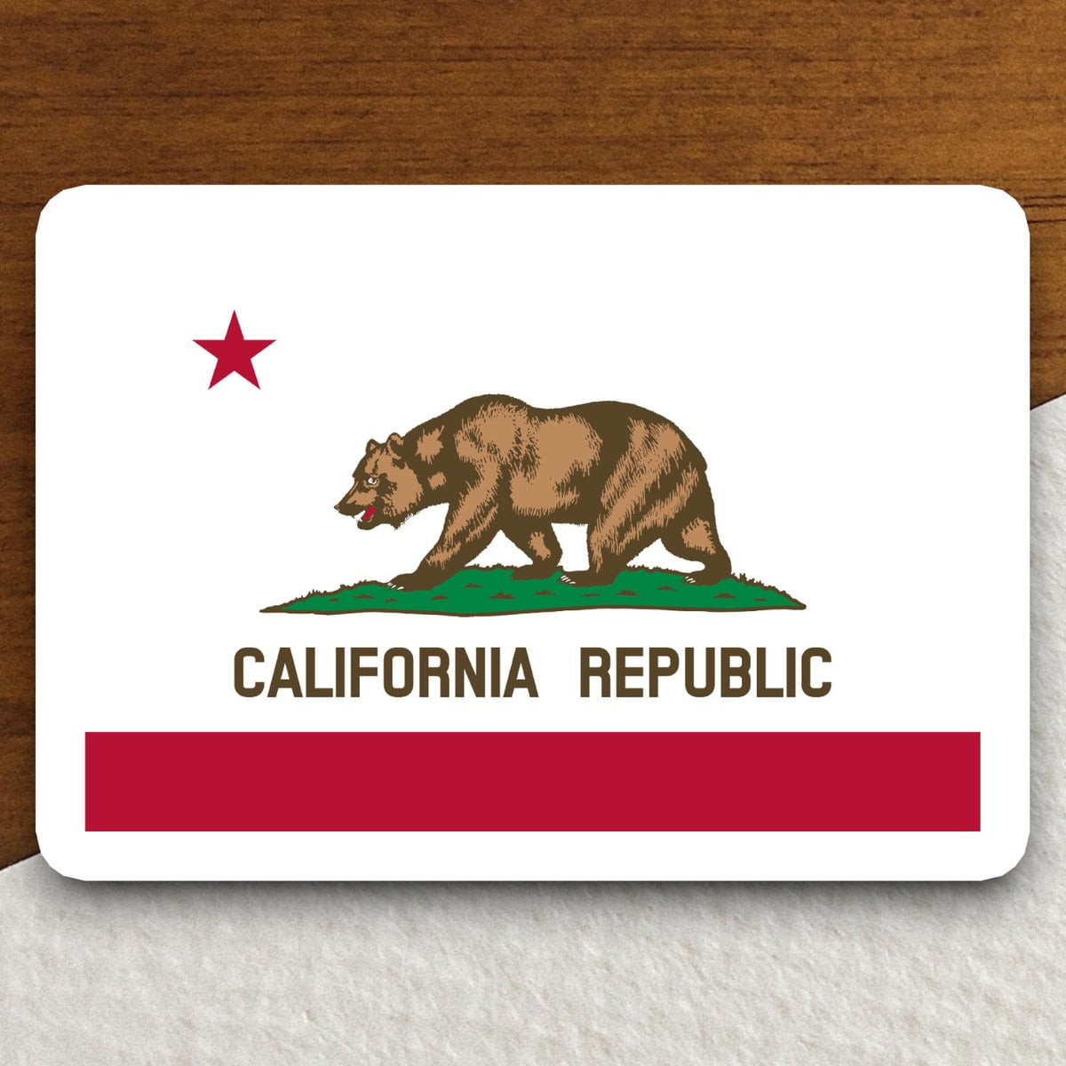 Stickly California State Sticker, California Flag Sticker, Pennant ...
