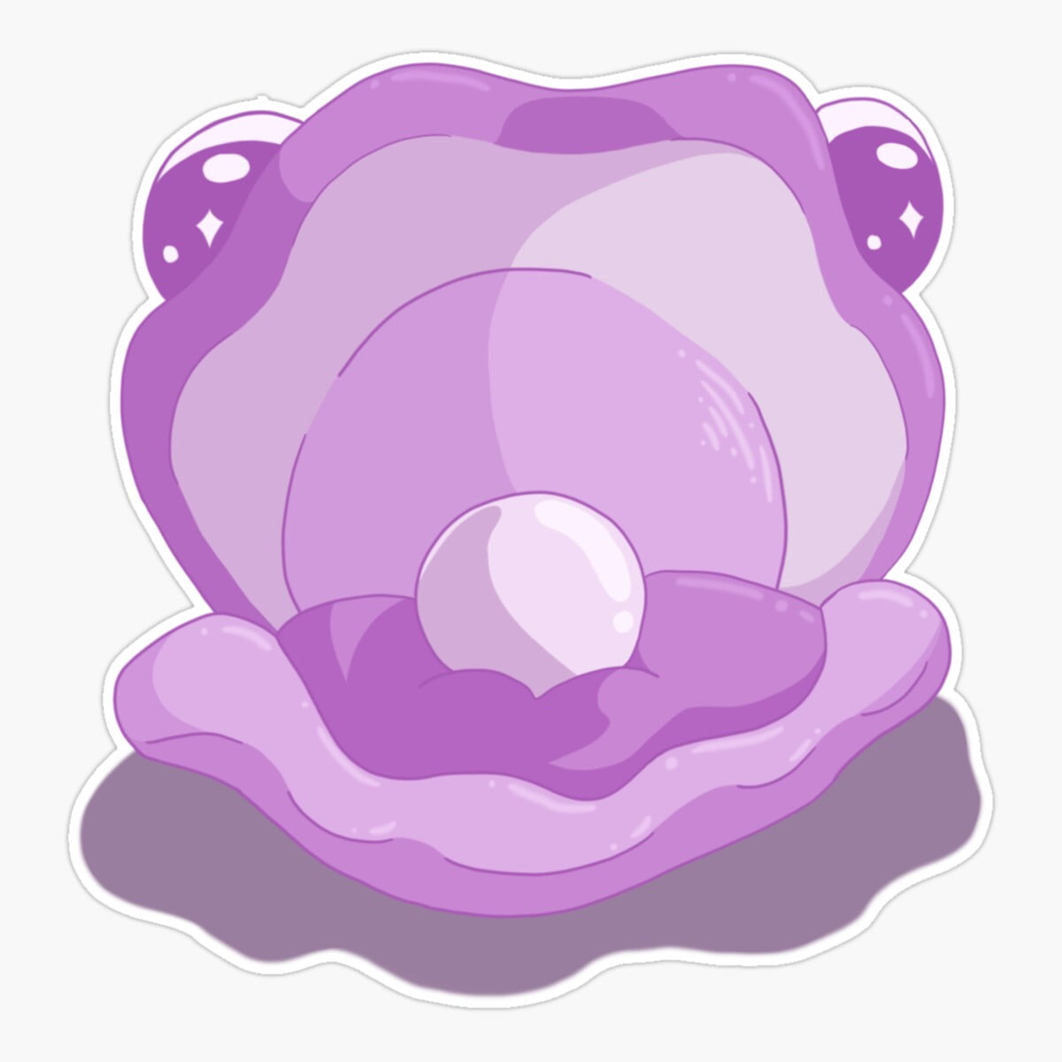 Stickly Cartoon Clam Kitsune'S Cutie Pie Animal Series (Molly) Sticker ...