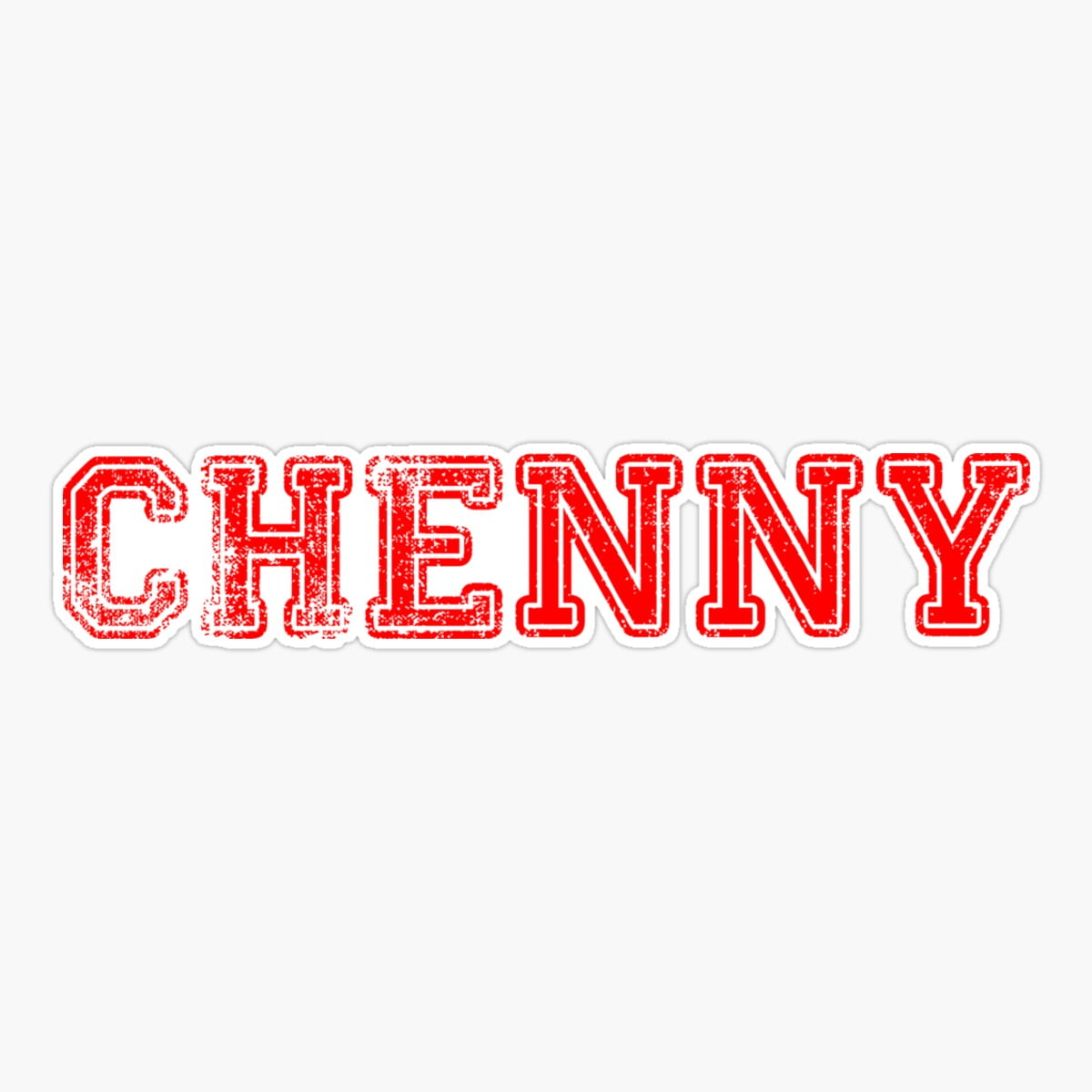 Stickly Chenny Sticker, Phone Decal Water Bottle Stickers Car Decals, Funny Birthday Gift ...
