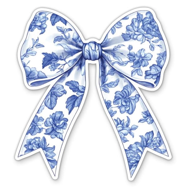 Stickly Chinoiserie Bow Sticker Laptop Sticker Vinyl for Car, Phone ...
