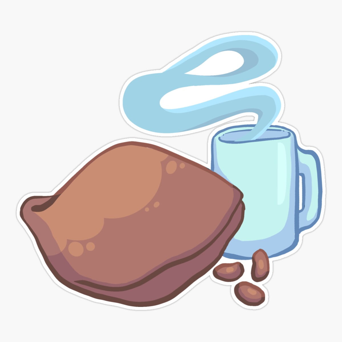 Stickly Choctaw Bean Clam Sticker, Phone Decal Water Bottle Stickers ...