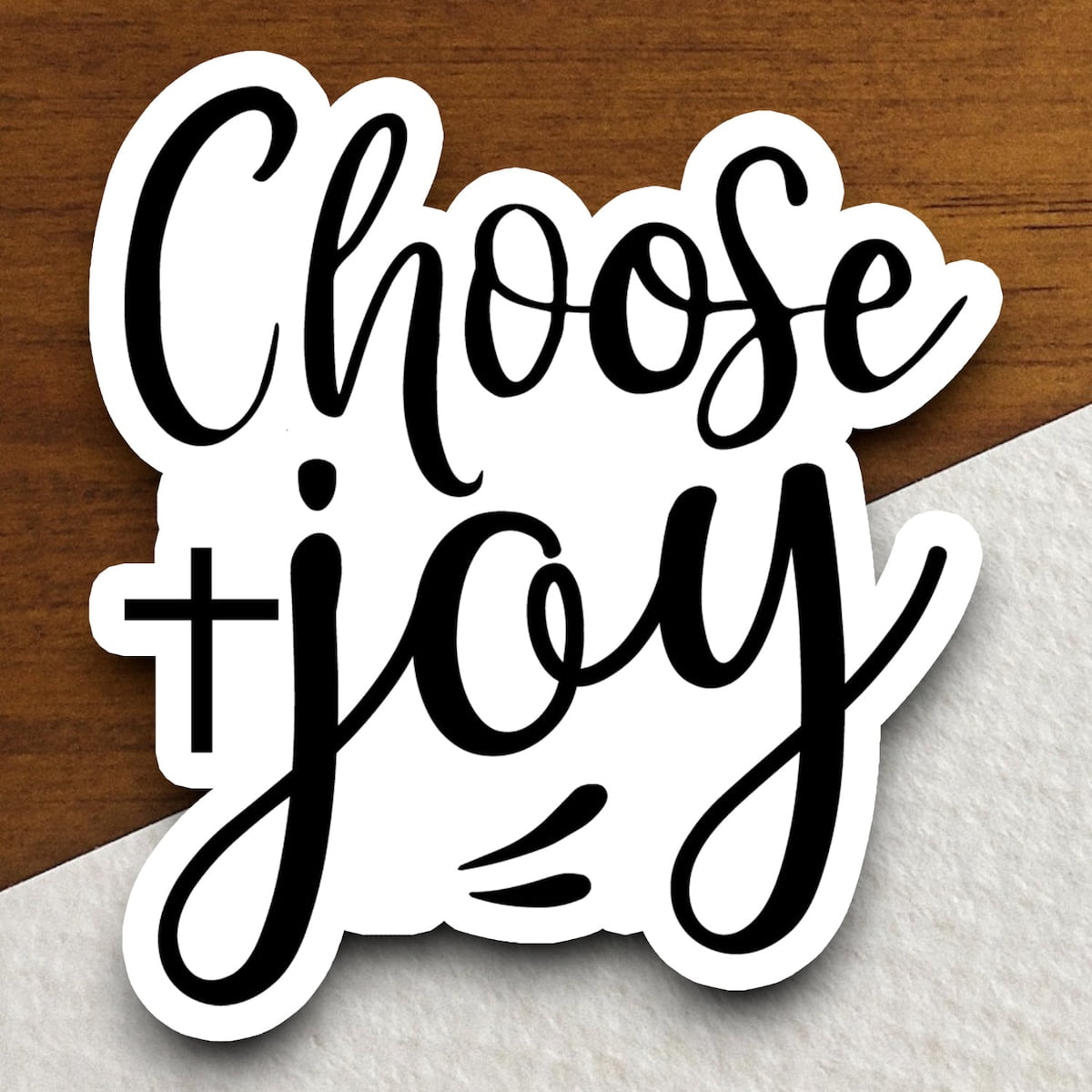 Stickly Choose Joy Sticker, Romans 15 Sticker, Cross Sticker, Religious ...
