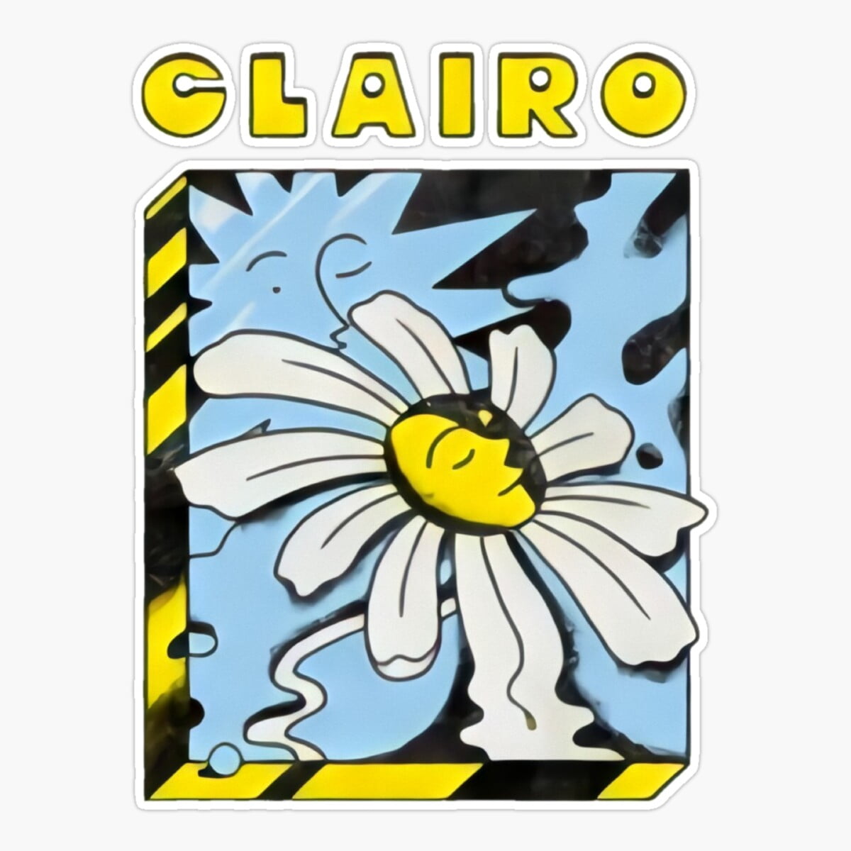 Stickly Clairo Flower Summer Tour Sticker, Phone Decal Water Bottle ...