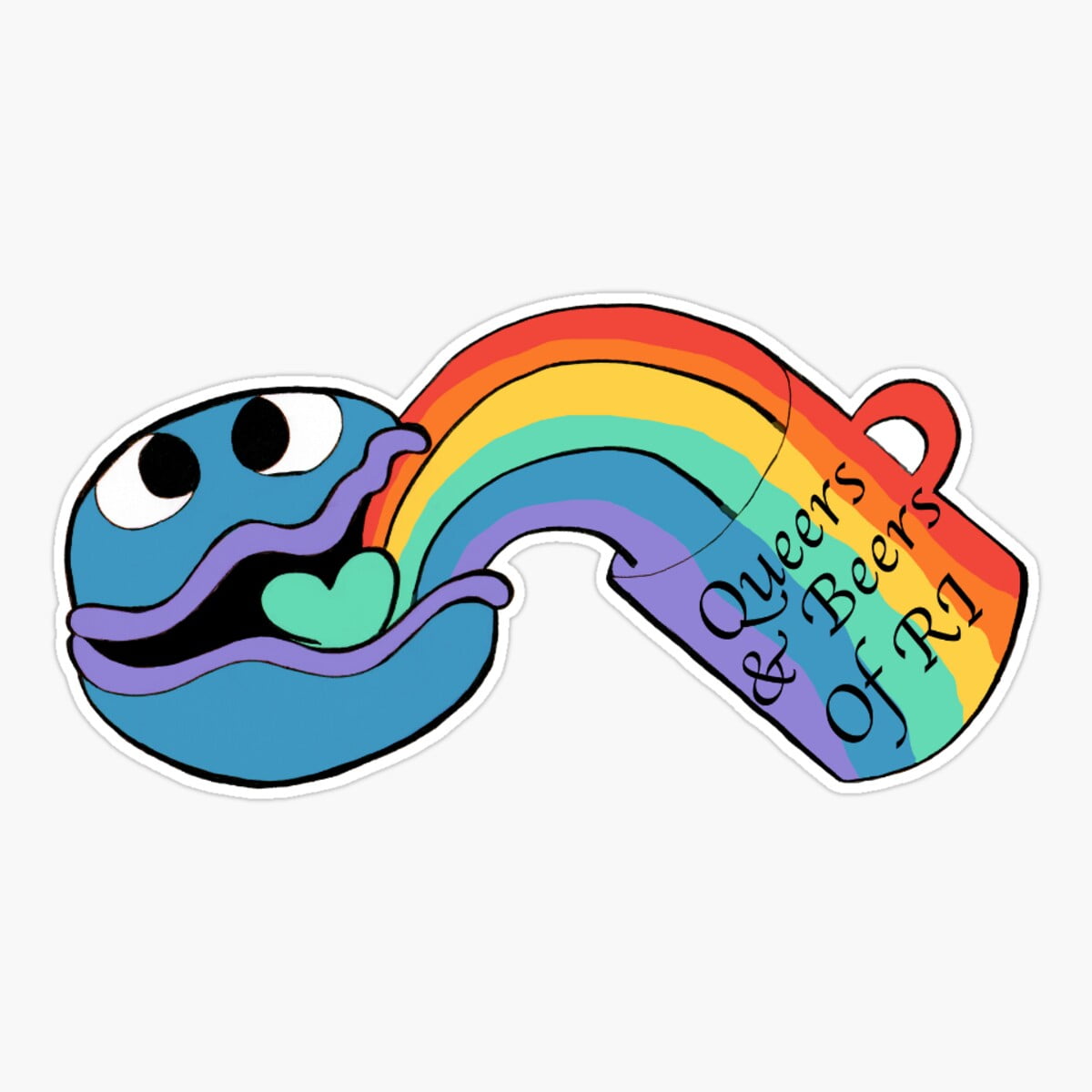 Stickly Clams & Beers Ori Sticker, Phone Decal Water Bottle Stickers ...