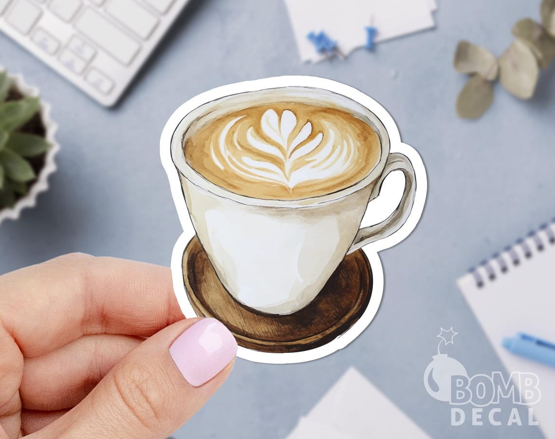 Stickly Coffee Latte Er, Coffee Time Er, Coffee Decal, Barista Er ...