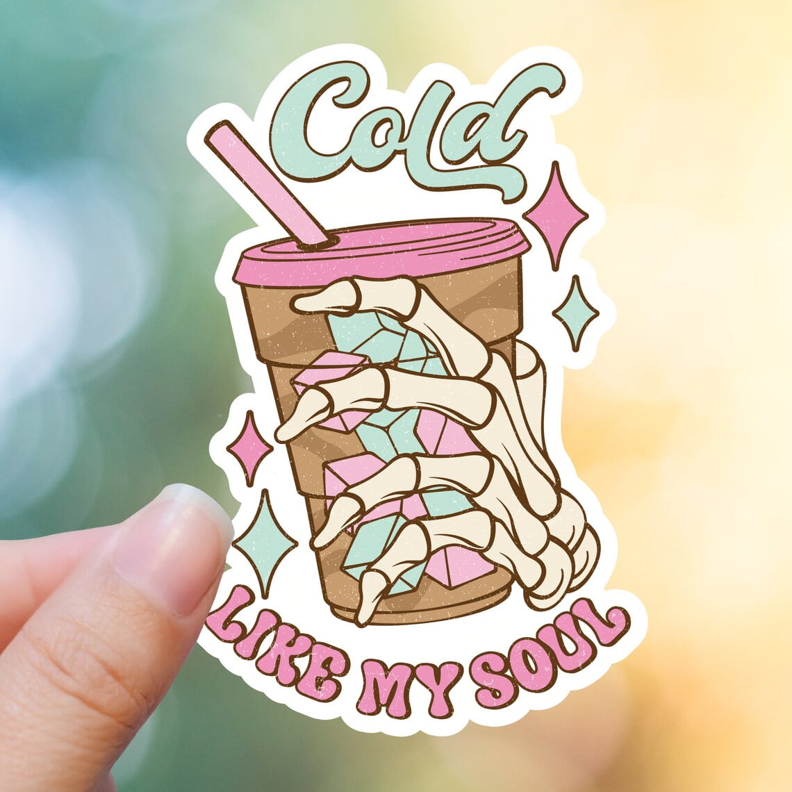 Stickly Cold Like My Soul er, Anti Valentine Decal, Galentine Gift ...