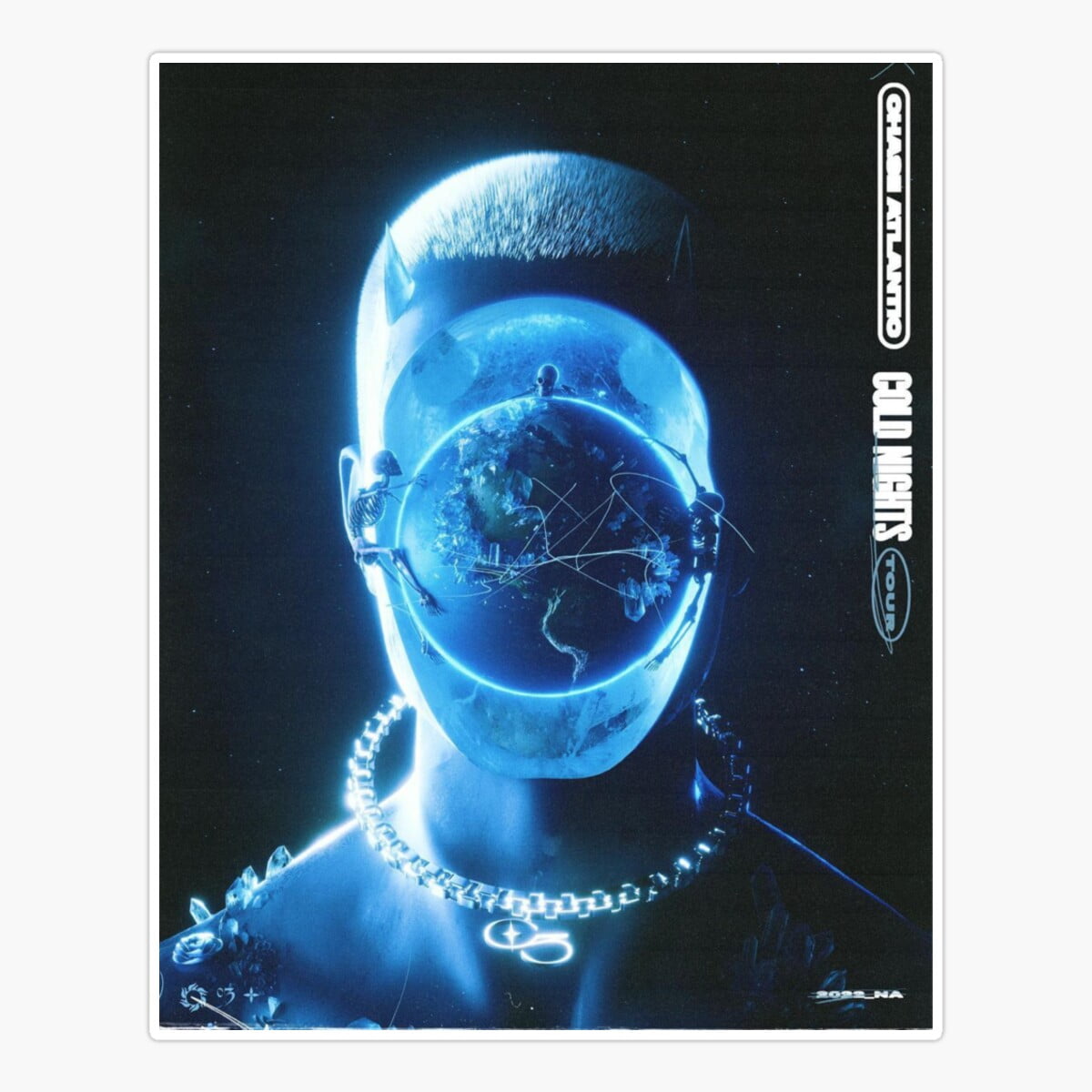 Stickly Cold Nights Tour - Chase Atlantic Sticker, Phone Decal Water ...