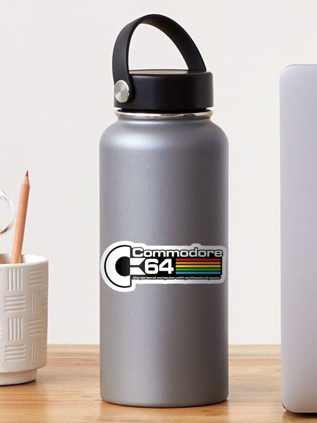 Stickly Commodore 64 Sticker, Phone Decal Water Bottle Stickers Car ...