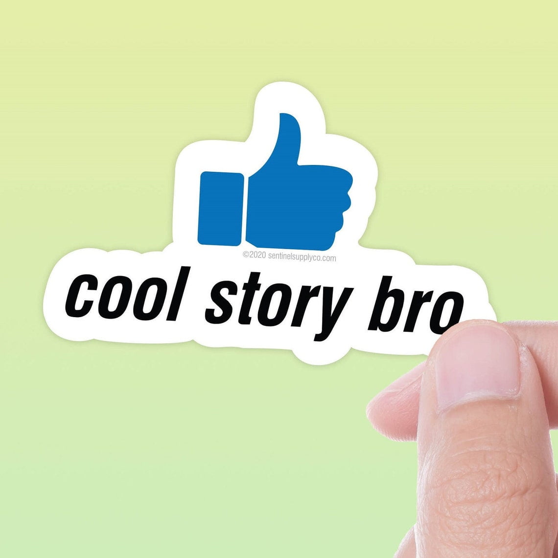 Stickly Cool Story Bro Er | Funny S For Hydroflask, Laptop, Water Bottle | Zoolander Quote ...