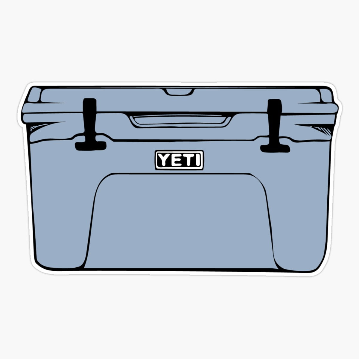 Stickly Cooler (Blue) Sticker, Phone Decal Water Bottle Stickers Car ...