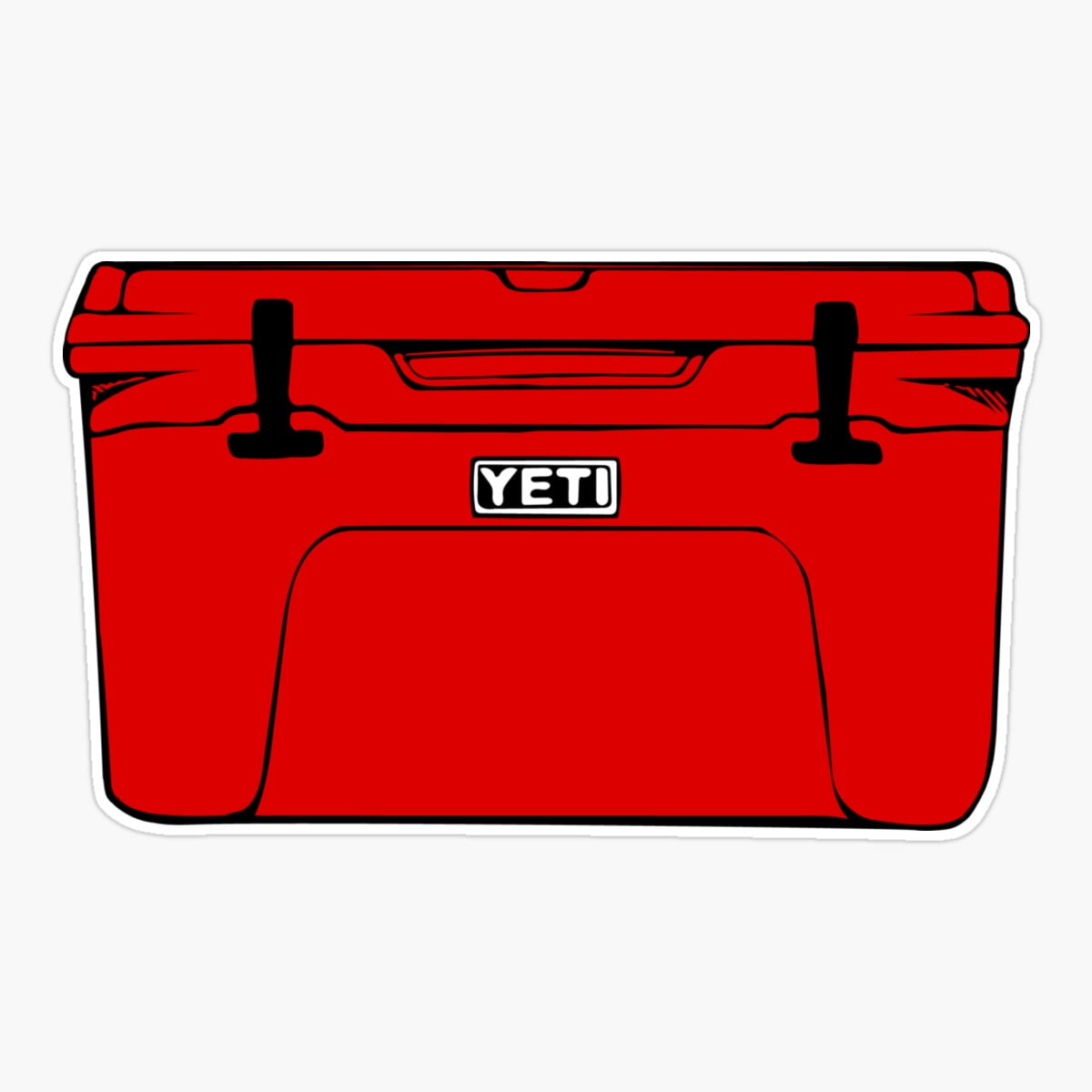 Stickly Cooler (Rescue Red) Sticker, Phone Decal Water Bottle Stickers ...