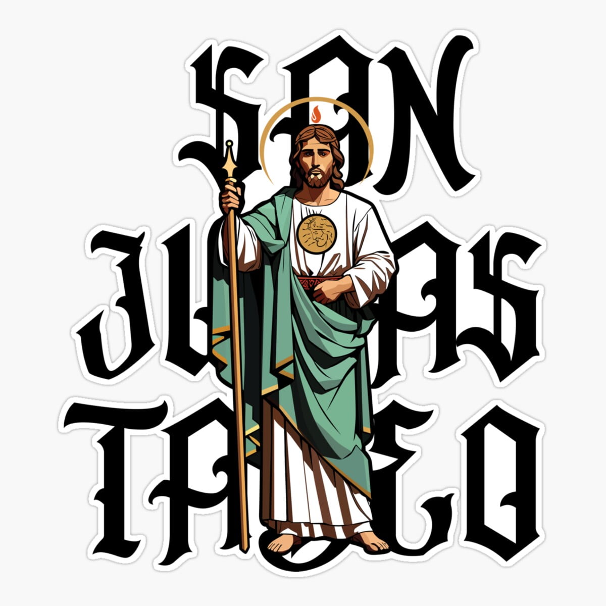 Stickly Copy Of St Jude, San Judas Tadeo, Saint Jude Thaddeus ...
