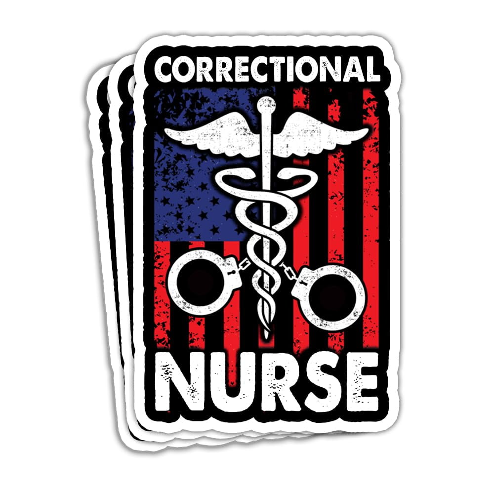 Stickly Correctional Nurse Sticker, Medical Correctional Nursing ...