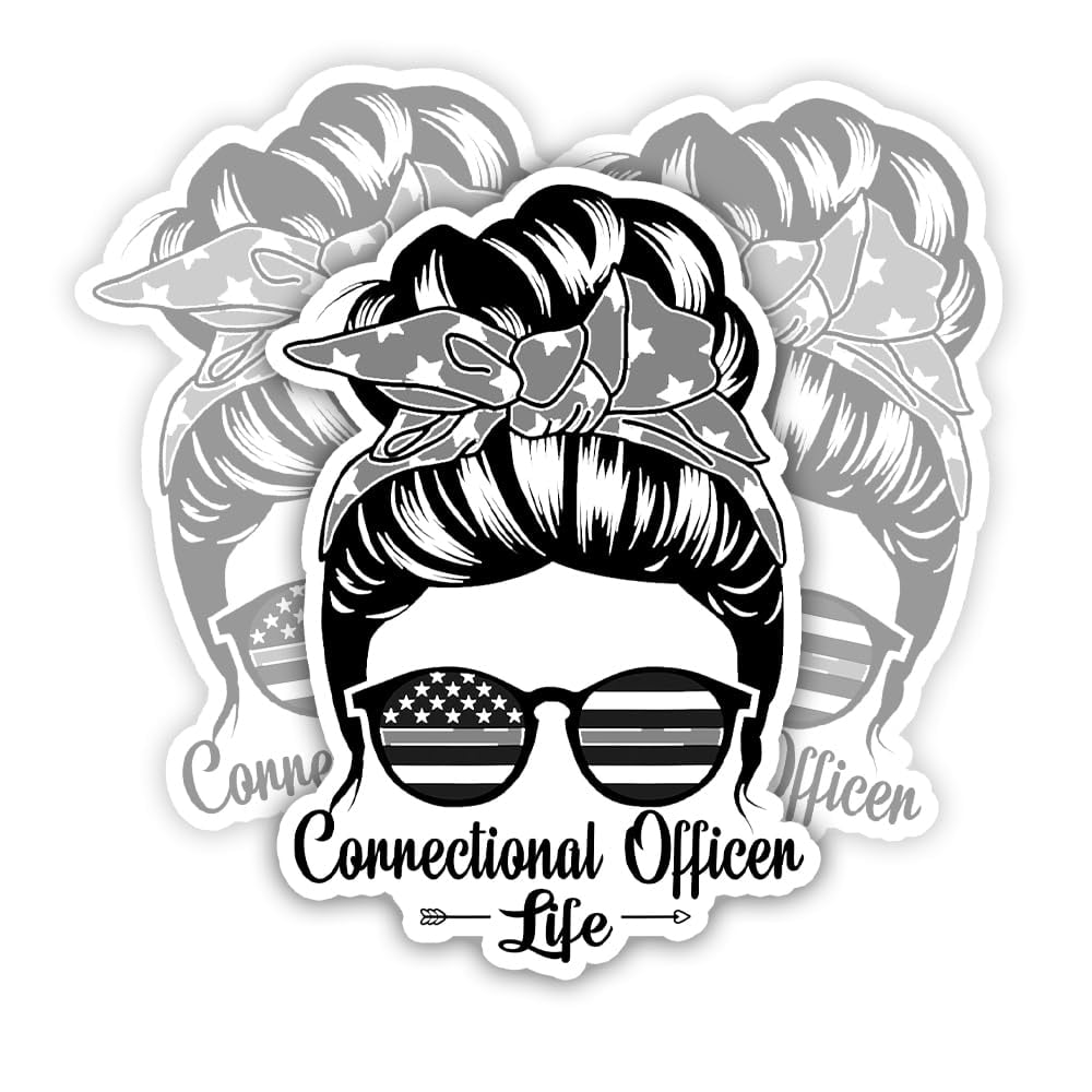 Stickly Correctional Officer Life Sticker Corrections Officer Stickers ...