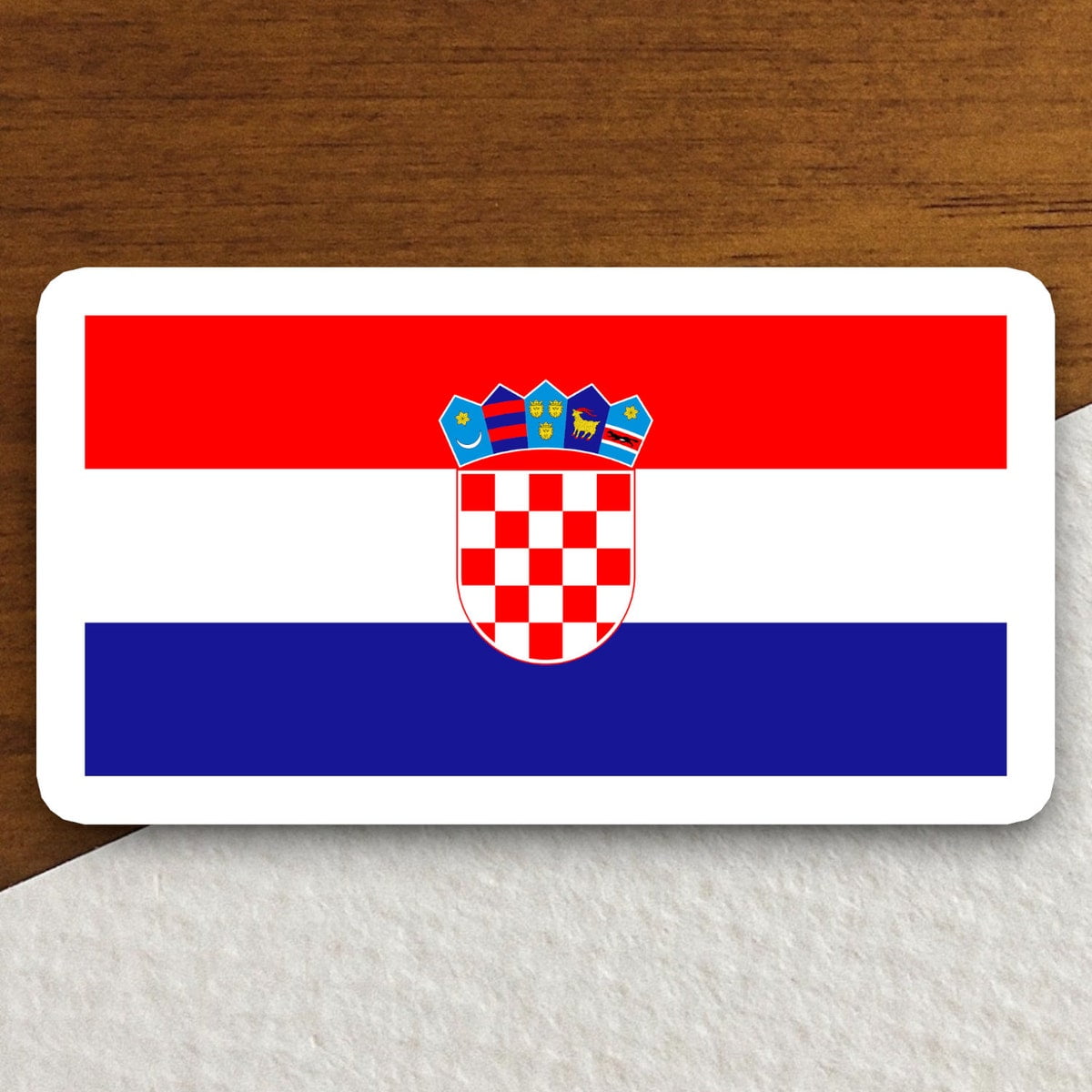 Stickly Croatia Country Flag Sticker, International Country Sticker ...
