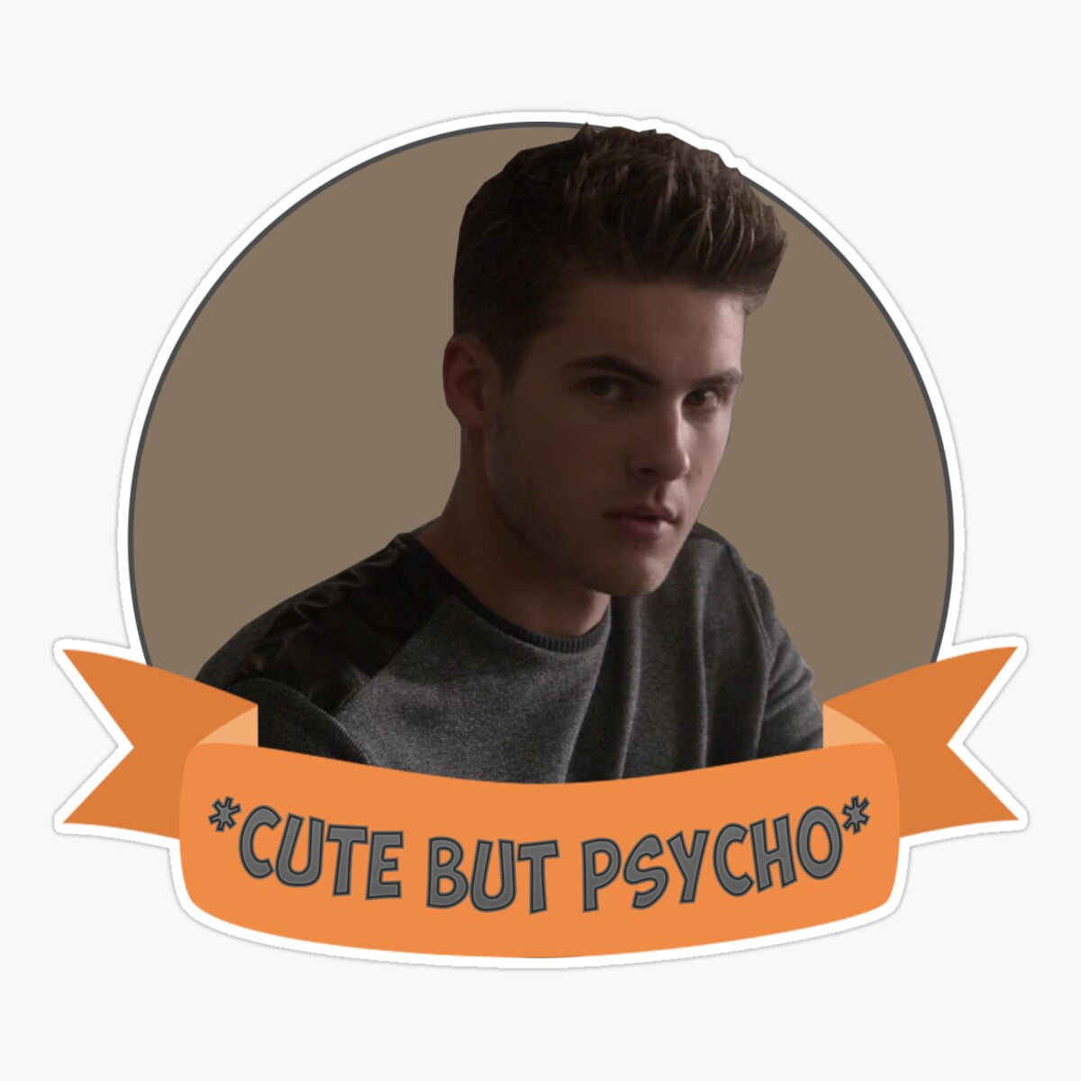 Stickly * Cute But Psycho * [Theo Raeken] Sticker, Phone Decal Water ...
