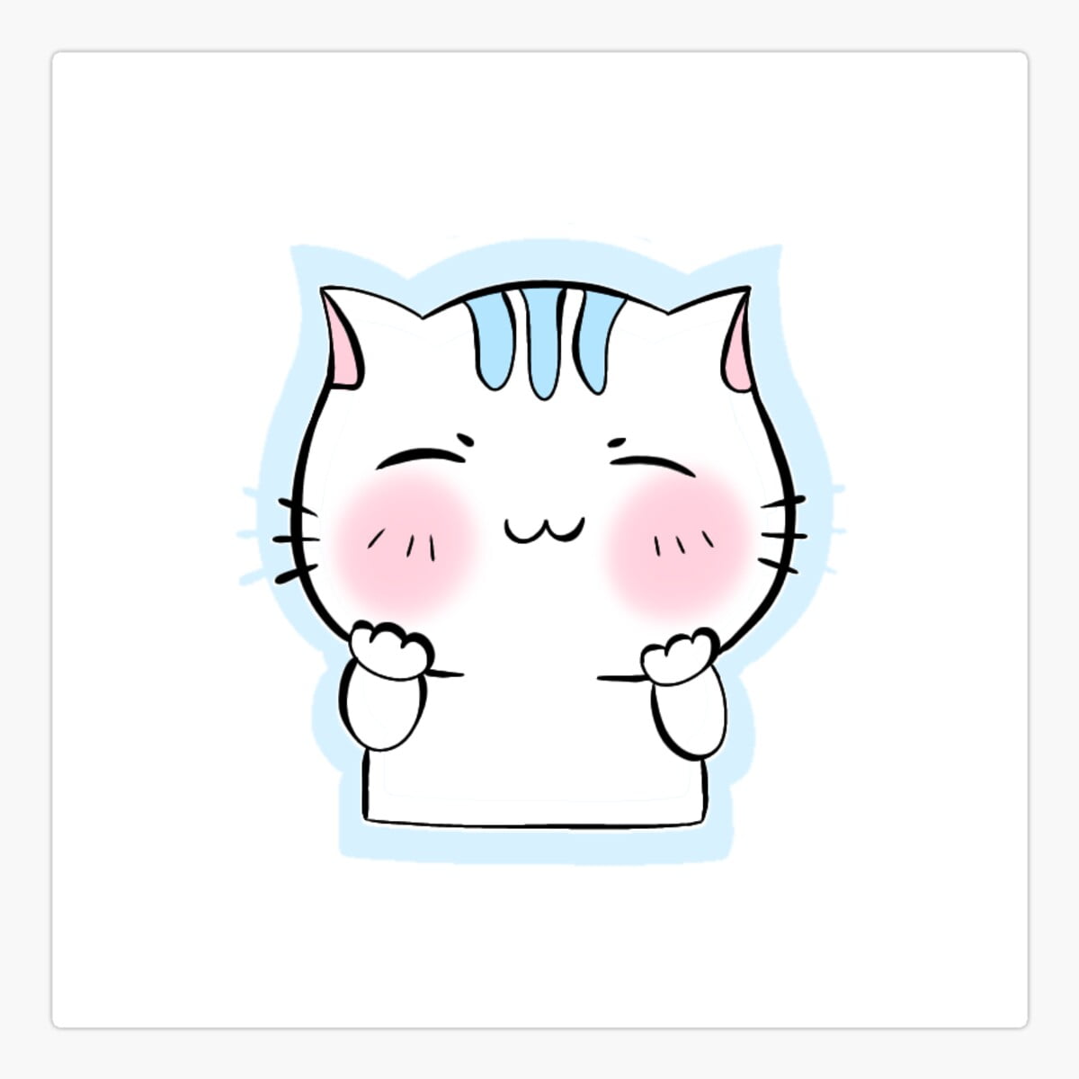 Stickly Cute,Small And Clam Color For Lovers Ocute Things Sticker ...