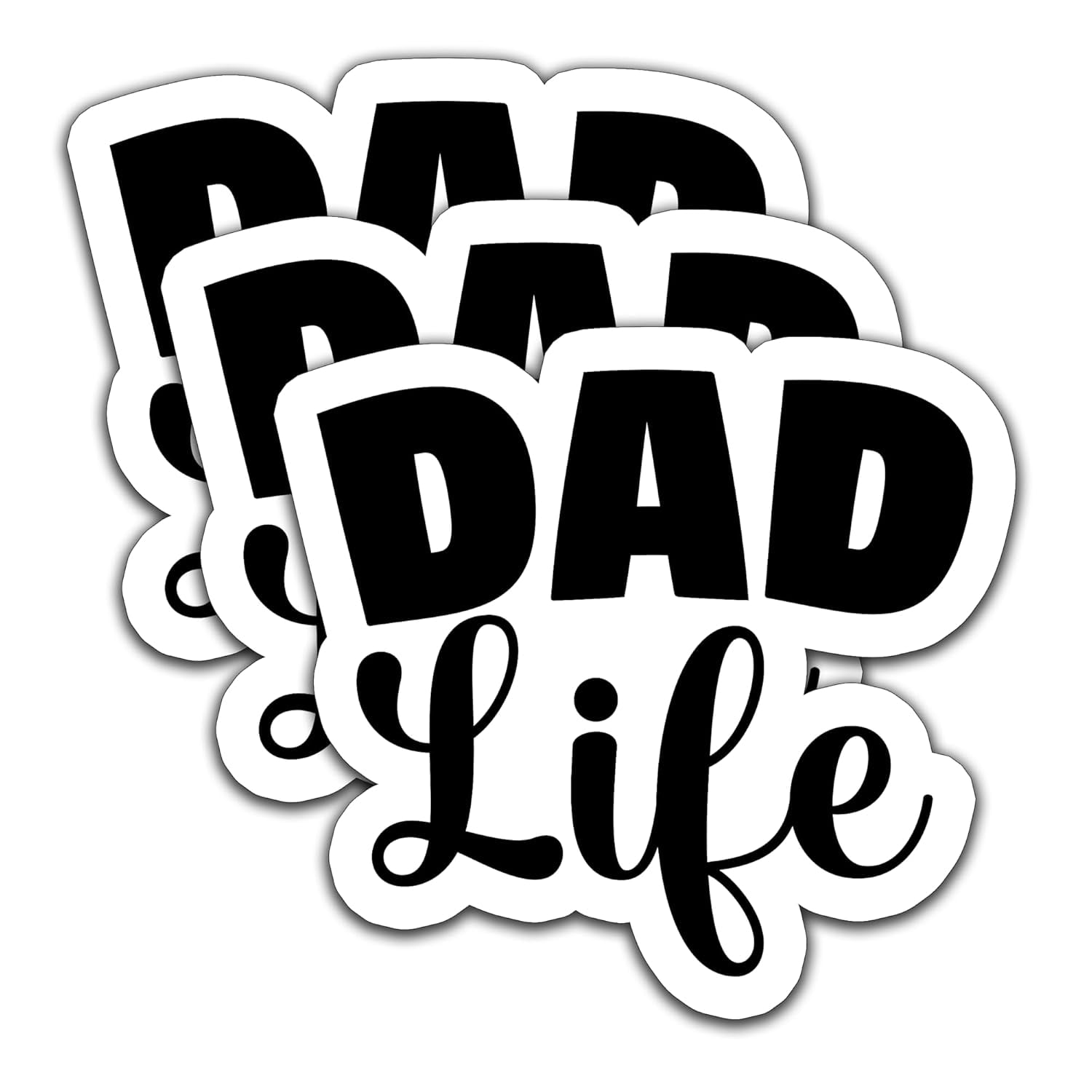 Stickly Dad Life Sticker Dad Sticker Decals Fathers Day Stickers Vinyl ...