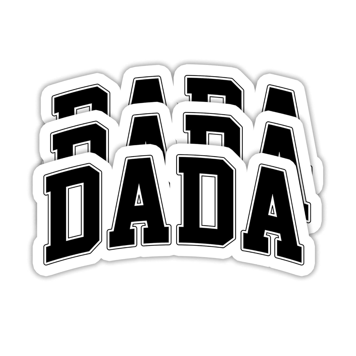Stickly Dada Sticker,Dad, Father, Papa Stickers Vinyl Decals for ...