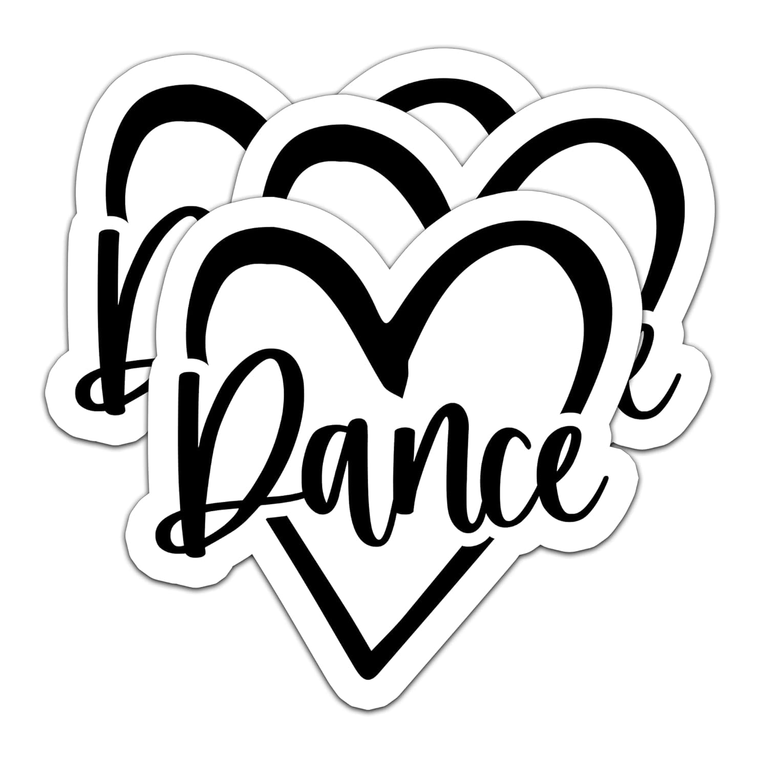 Stickly Dance Heart Sticker Dancer Sticker Dance Lover Dancing Sticker ...