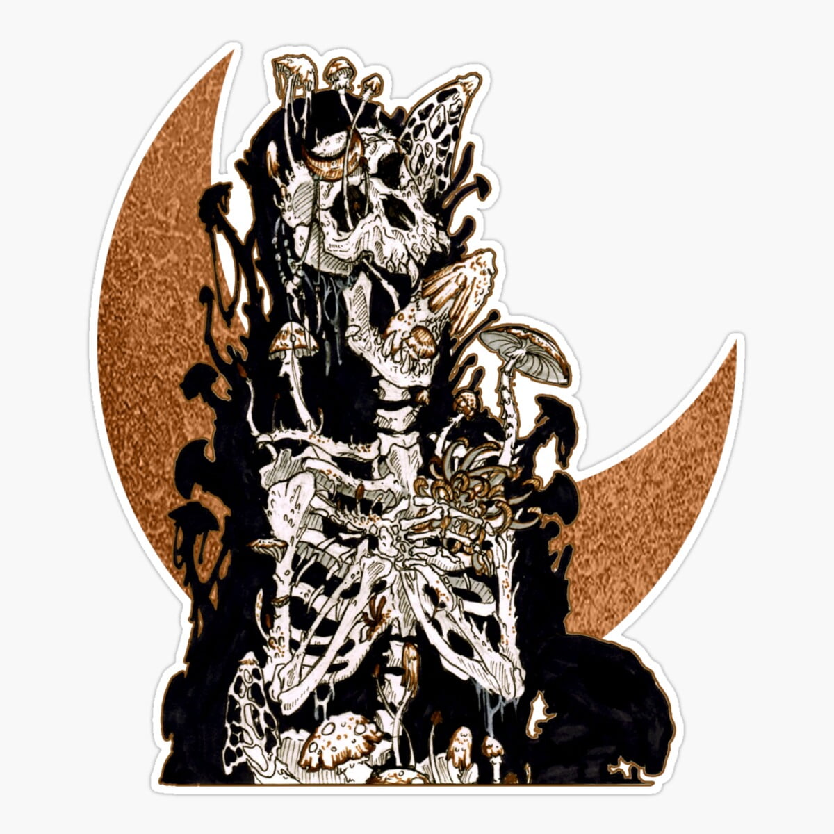 Stickly Darkest Decay Sticker, Phone Decal Water Bottle Stickers Car ...