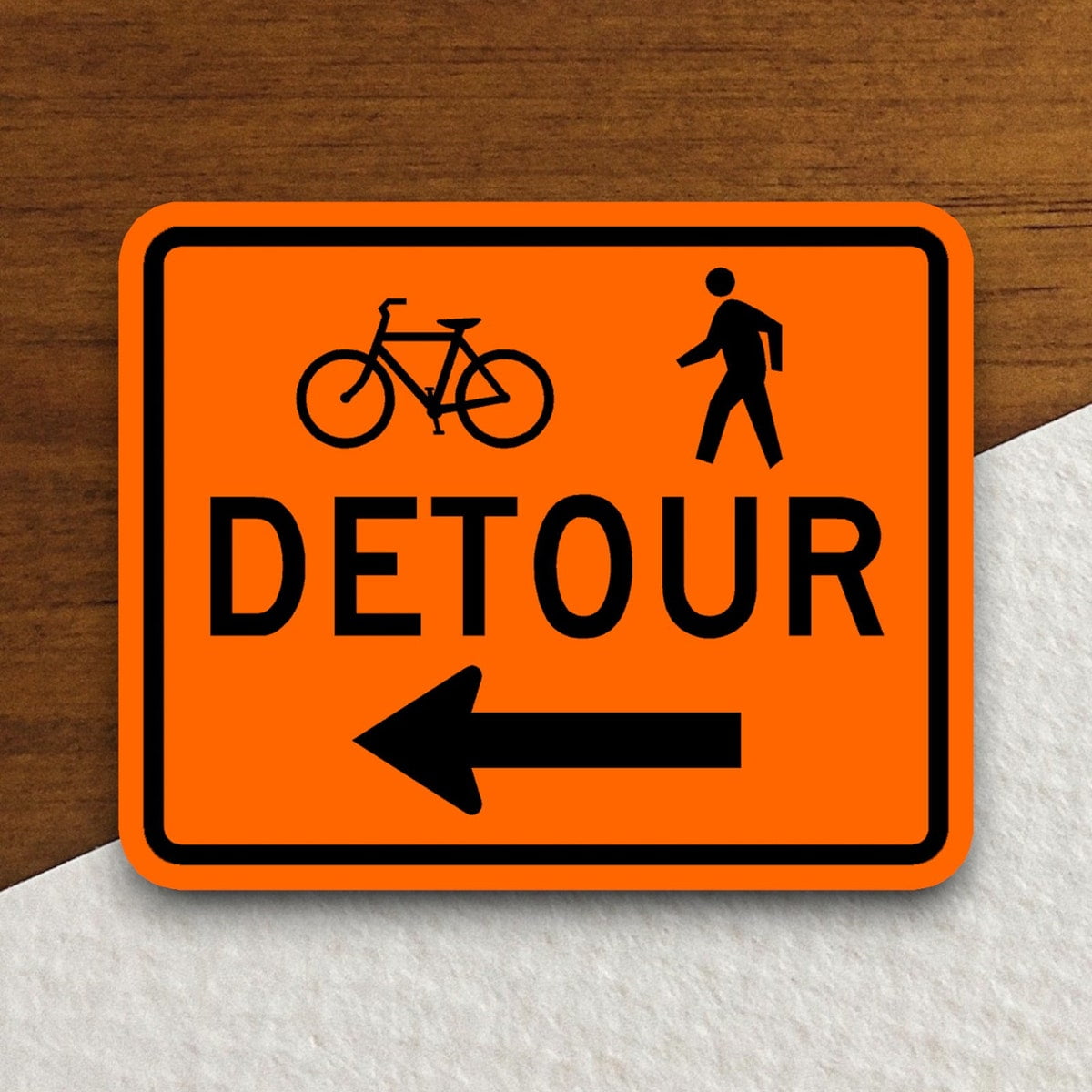 Stickly Detour Road Sign Stickers, Traffic Sticker, Road Sign ...