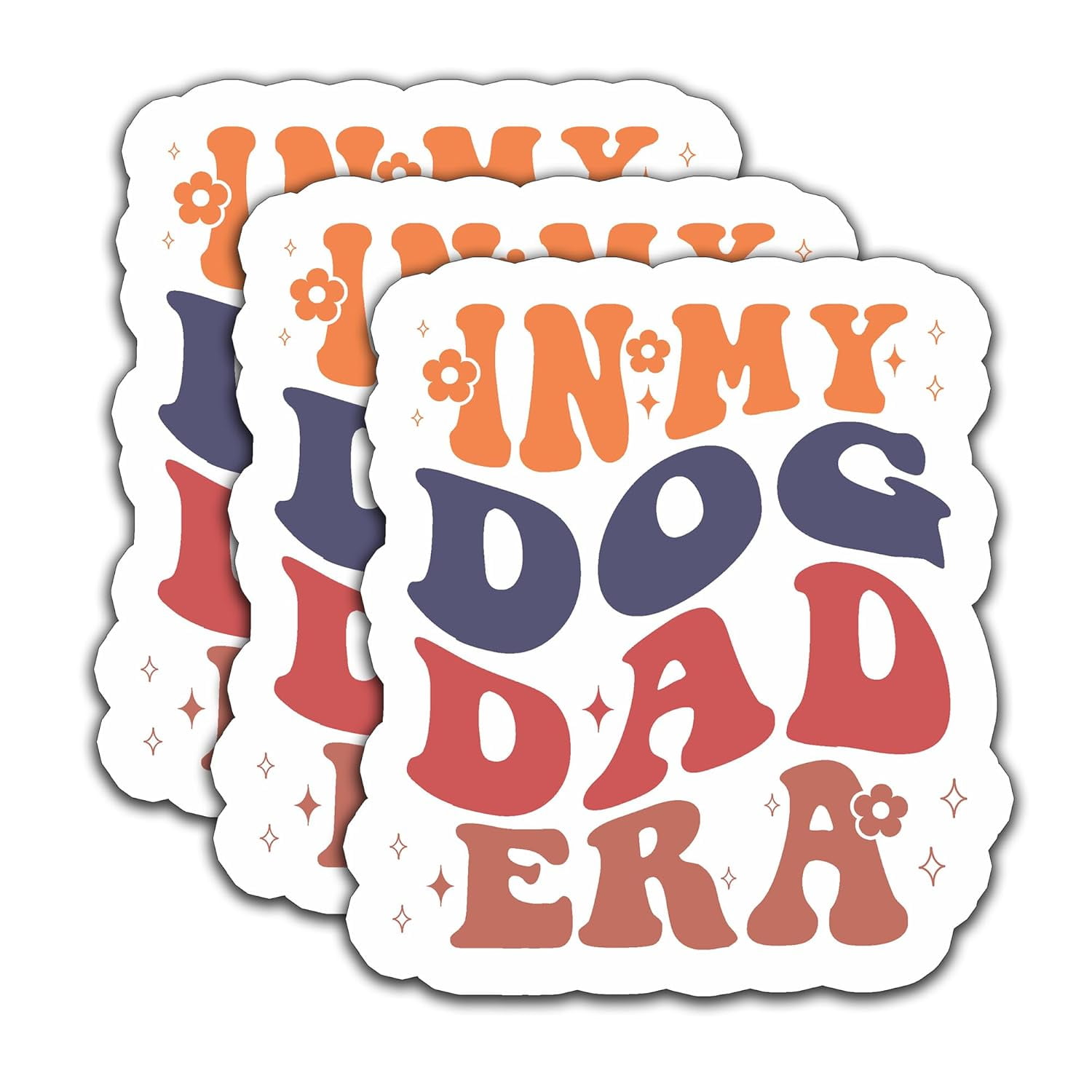 Stickly in My Dog Dad Era Sticker Funny Dog Dad Stickers Vinyl Decals ...