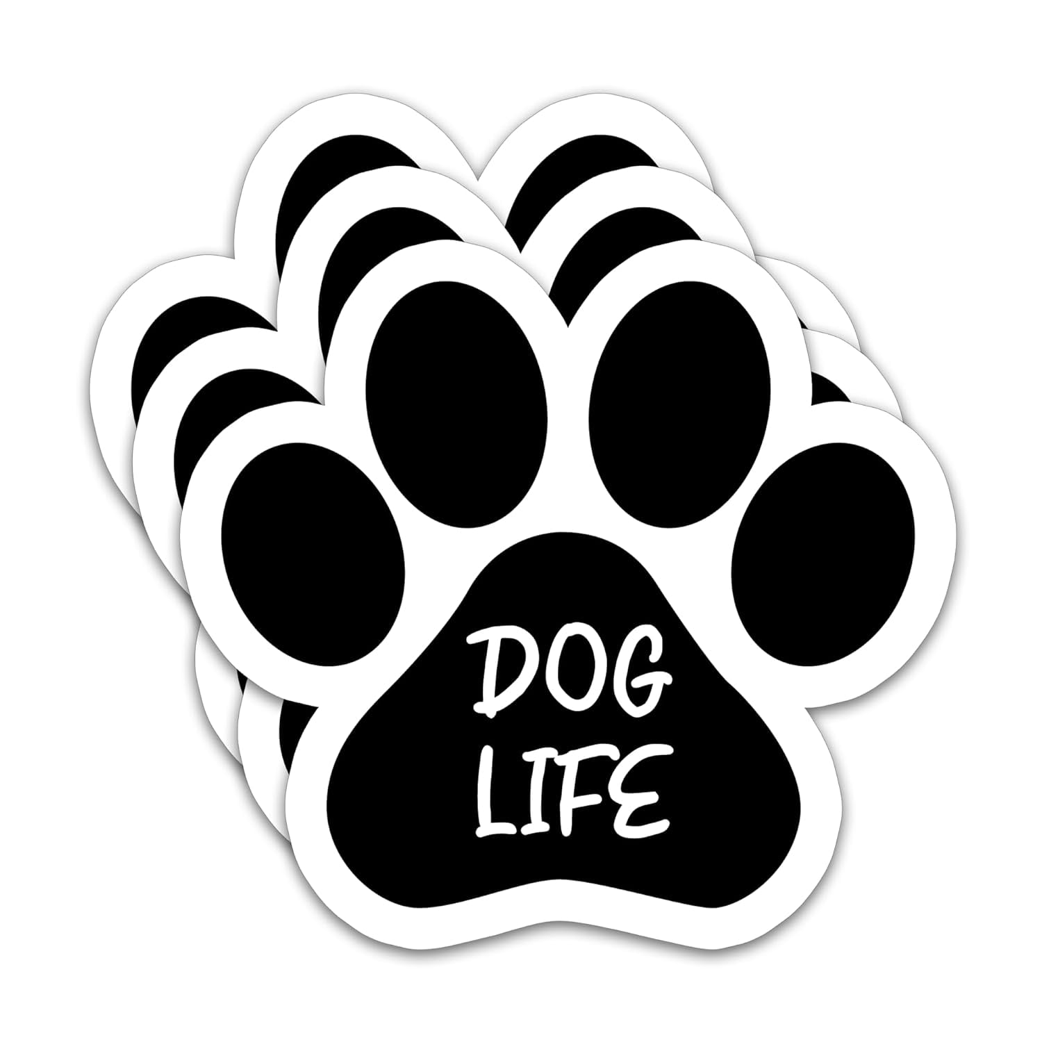 Stickly Dog Life Paw Print Sticker Cute Dog Paw Decal Dog Stickers ...
