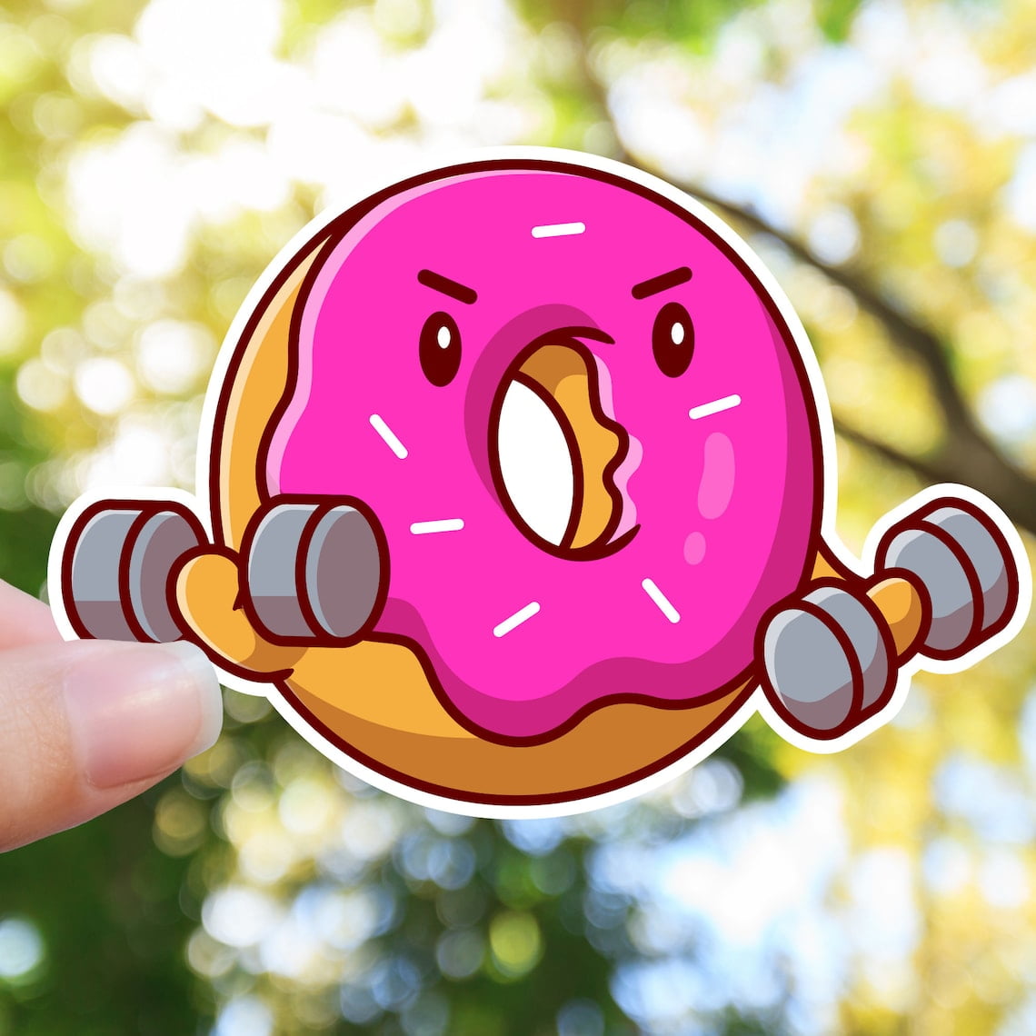 Stickly Doughnut Lifting er Gym er Gym Gift Weight Lifting Water Bottle ...