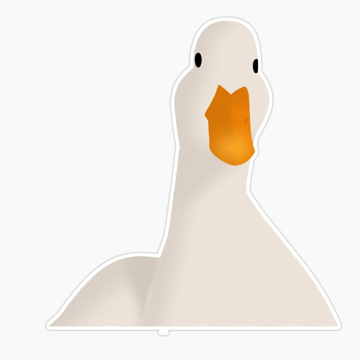 Stickly Duck Sticker, Phone Decal Water Bottle Stickers Car Decals ...