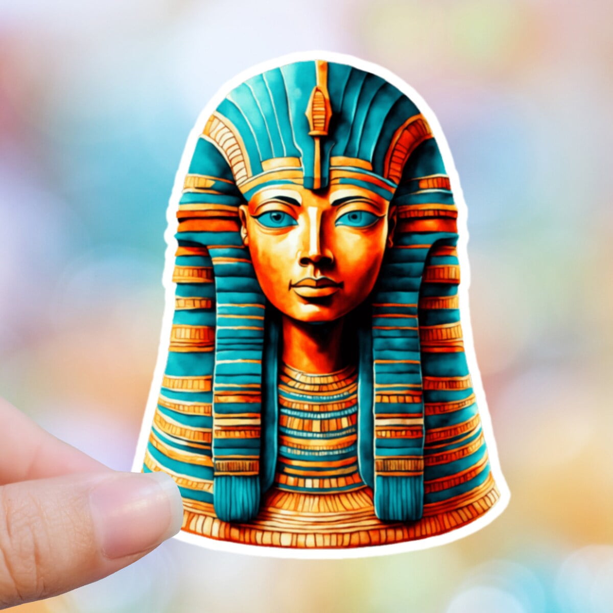 Stickly Egyptian Pharaoh Sticker, Dark Academia Stickers, Sphinx ...