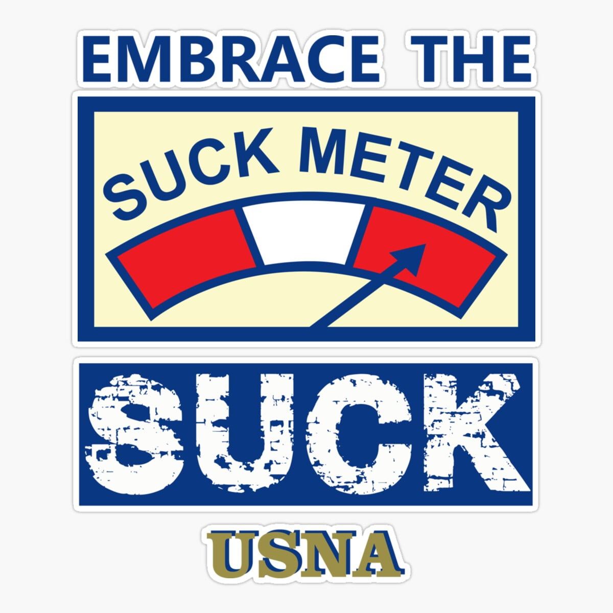 Stickly Embrace The Suck Sticker, Phone Decal Water Bottle Stickers Car ...