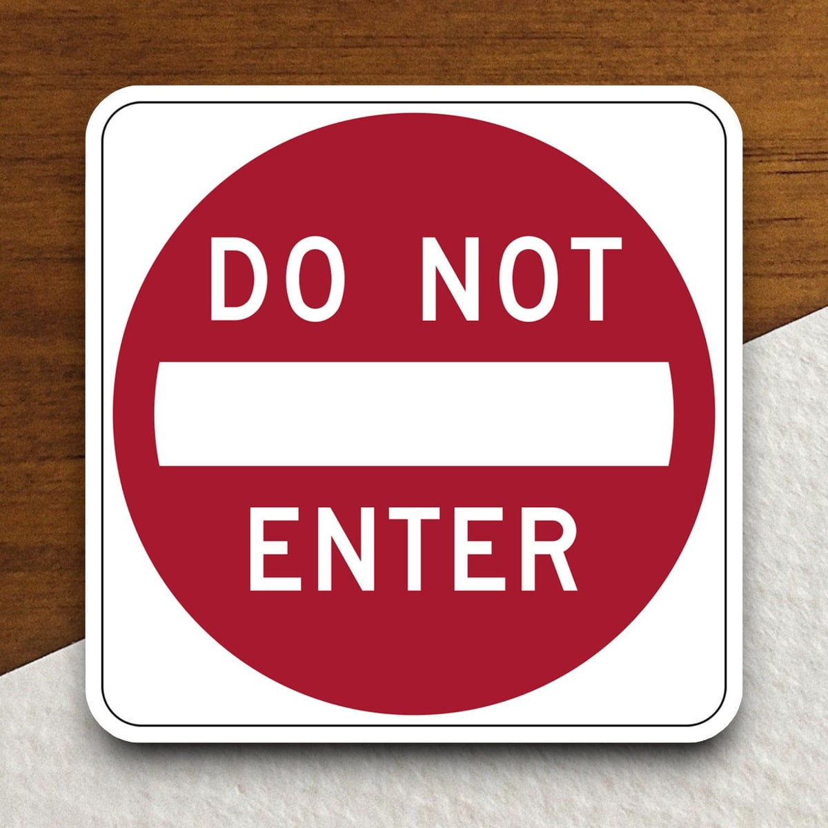 Stickly Do Not Enter Road Sign Stickers, Traffic Sticker, Road Sign ...