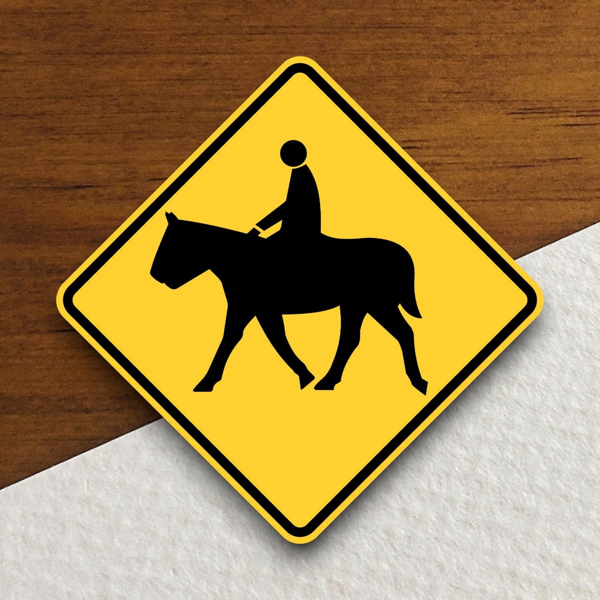 Stickly Equestrian Road Sign Stickers, Traffic Sticker, Road Sign ...
