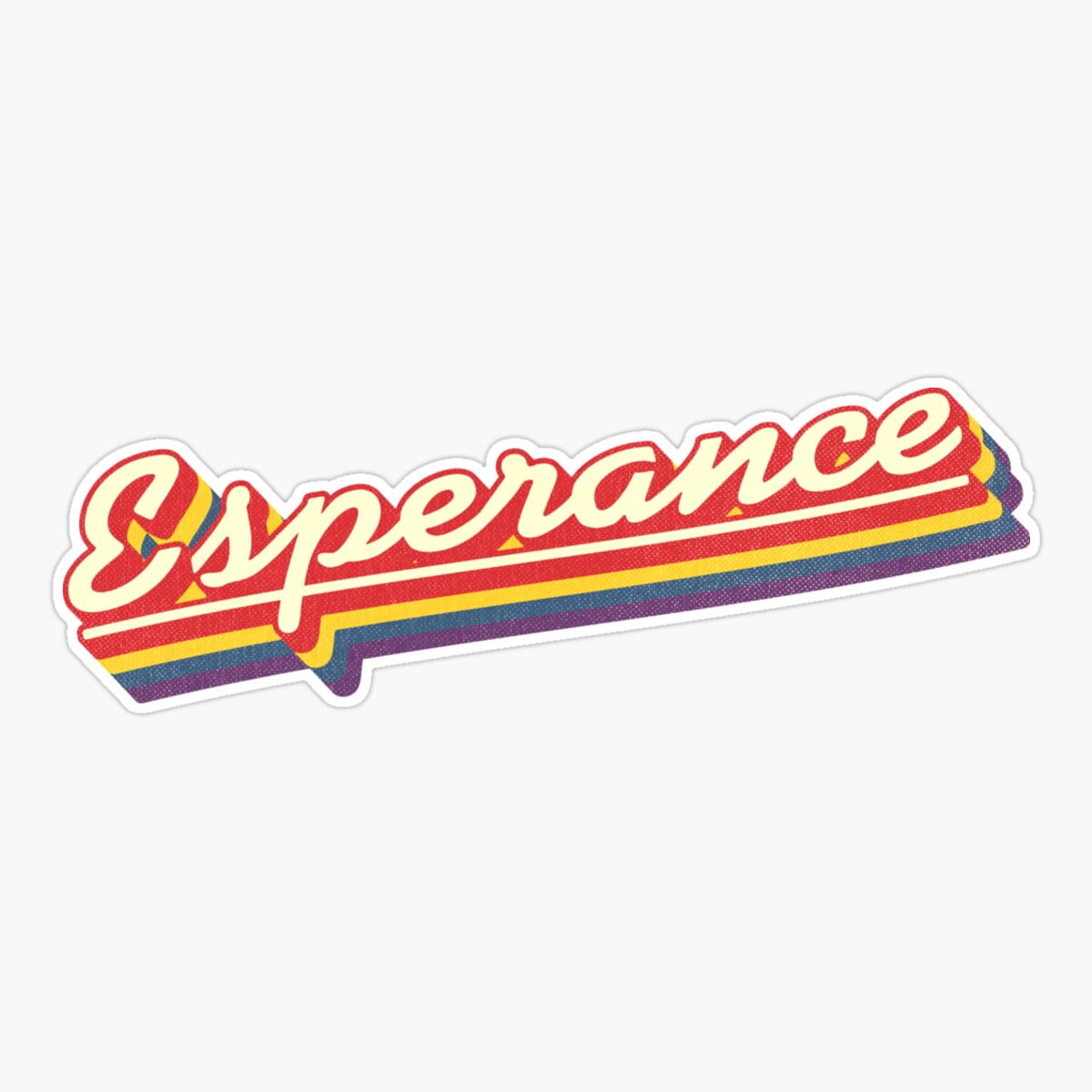 Stickly Esperance Wa | Retro Rainbow Sticker, Phone Decal Water Bottle ...