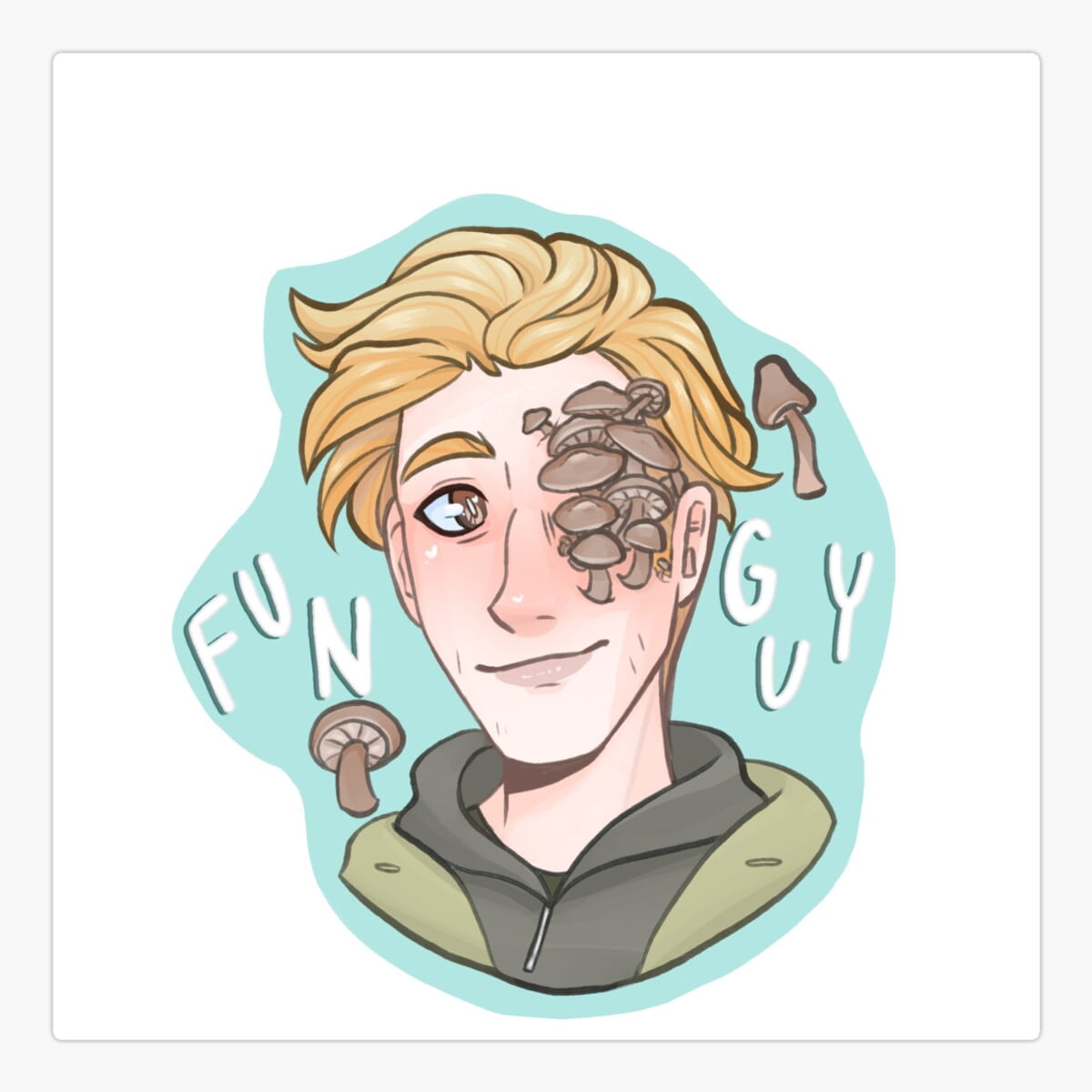 Stickly Ethan Winters Is A Fun Guy :) Sticker, Phone Decal Water Bottle ...